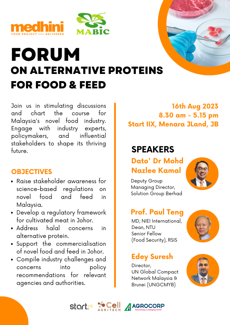 Revolutionising Food and Feed in Malaysia: Alternative Proteins Forum ...