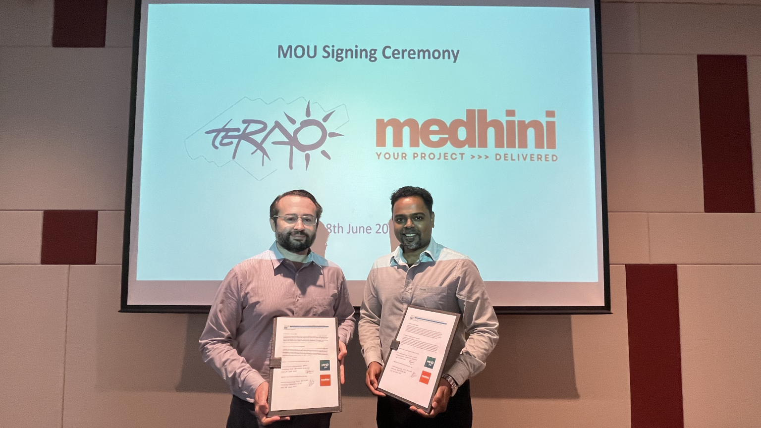 Medhini Group signs MOU with TERAO Asia – Medhini Group
